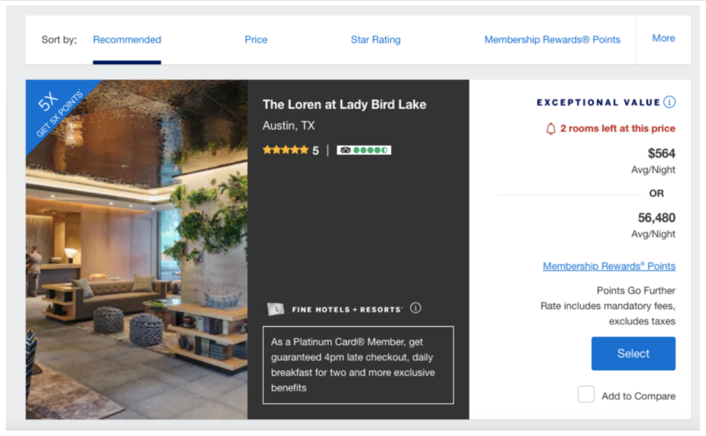 Guide to the American Express Travel portal - Cardratings.com